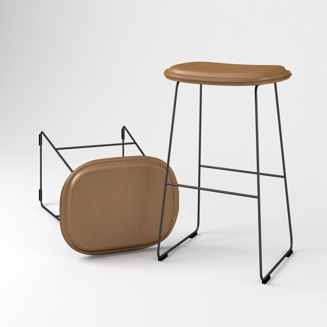 Capellini hi pad chair 3D model - TurboSquid 1327184