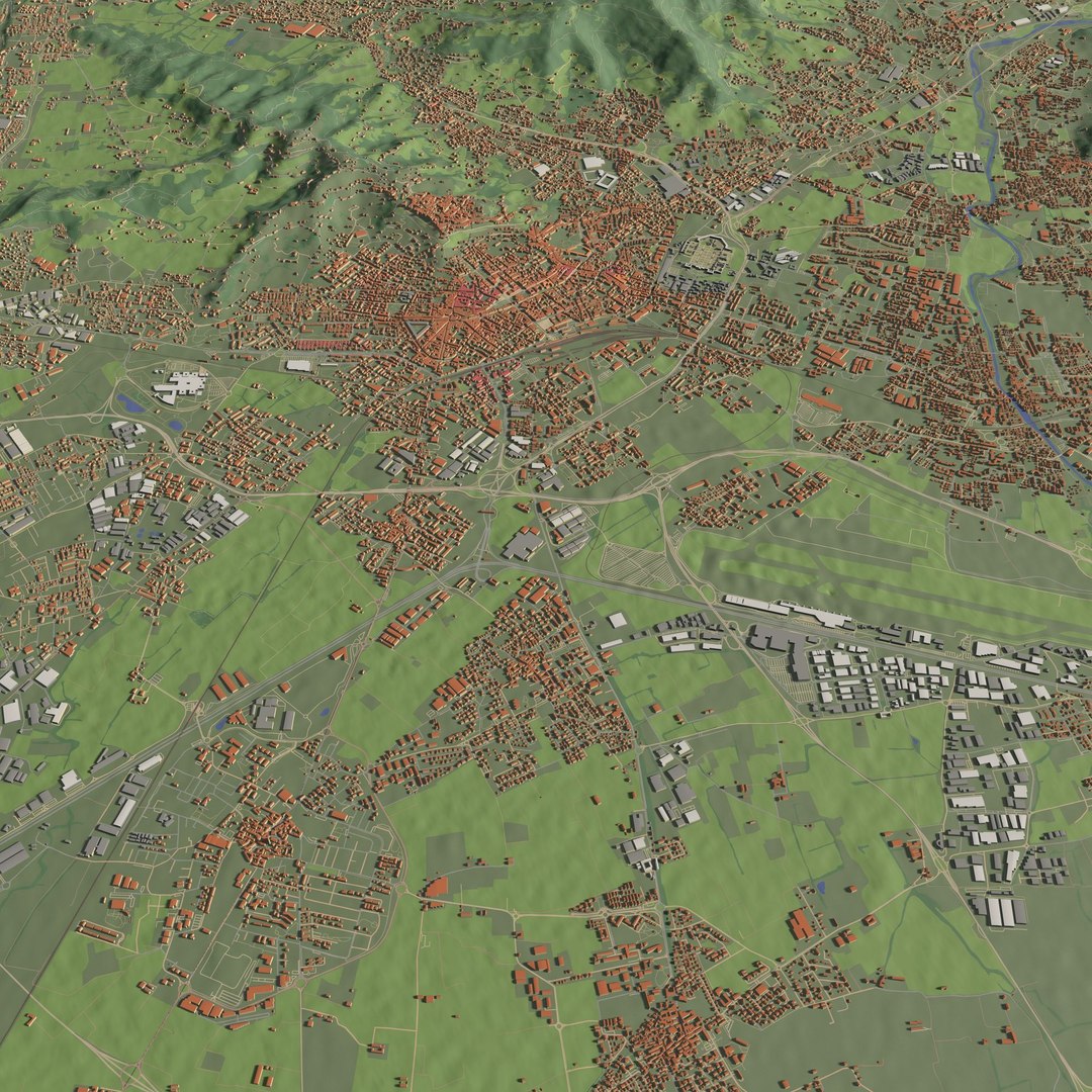 3D Bergamo Italy - City And Urban Model - TurboSquid 2247977