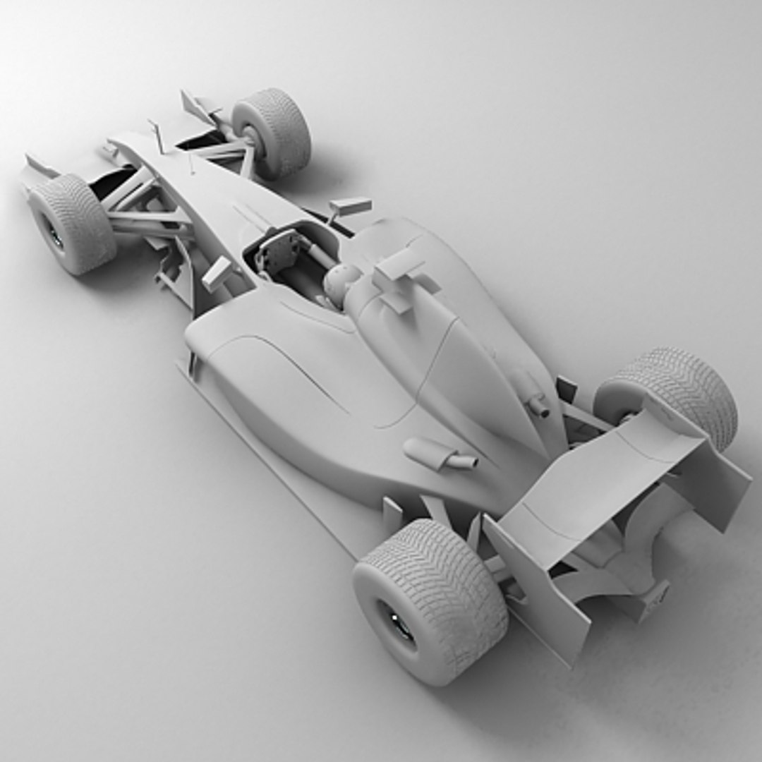 F1 Race Car 3d Max