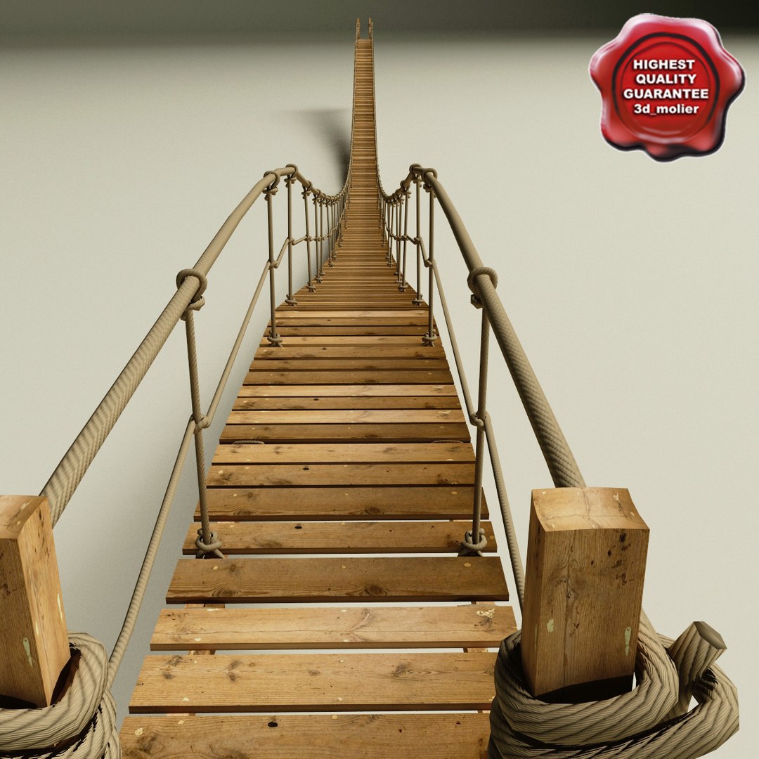Hanging Bridge 3d Model