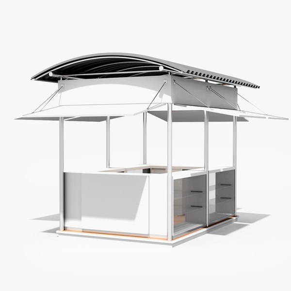 kiosks 3d model