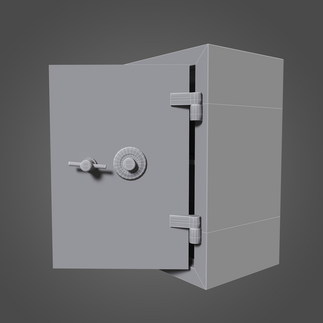 Old Safe 3D Model - TurboSquid 1353561