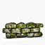 obj modular stone wall