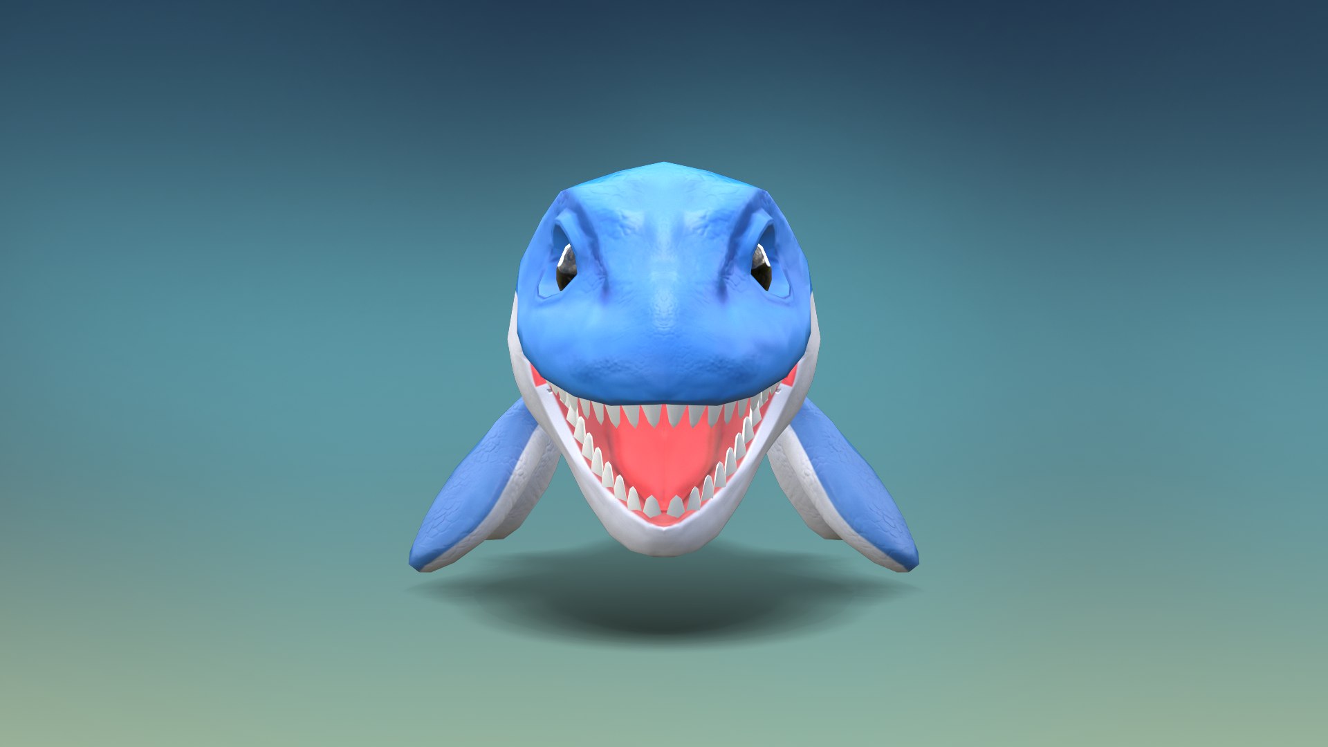 3D Mosasaurus Baby - Dinosaur Character Model - TurboSquid 2195132