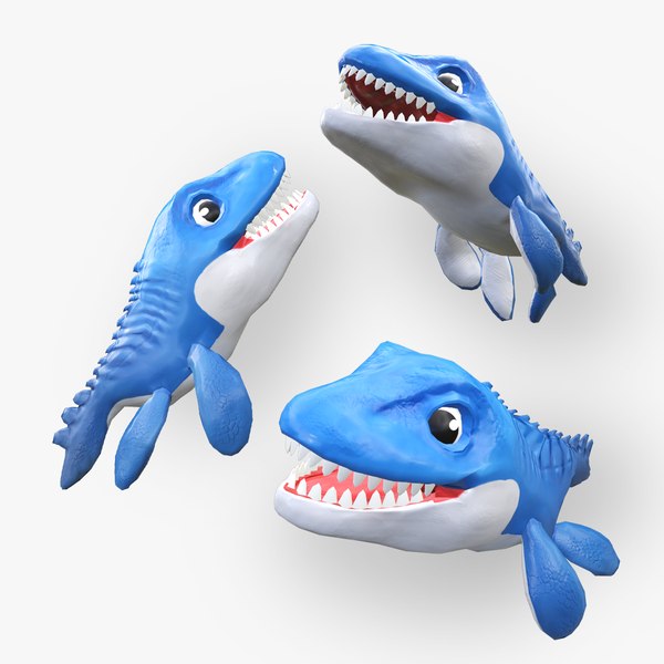 모사사우루스 아기 - 공룡 캐릭터 3D 모델 - TurboSquid 2195132