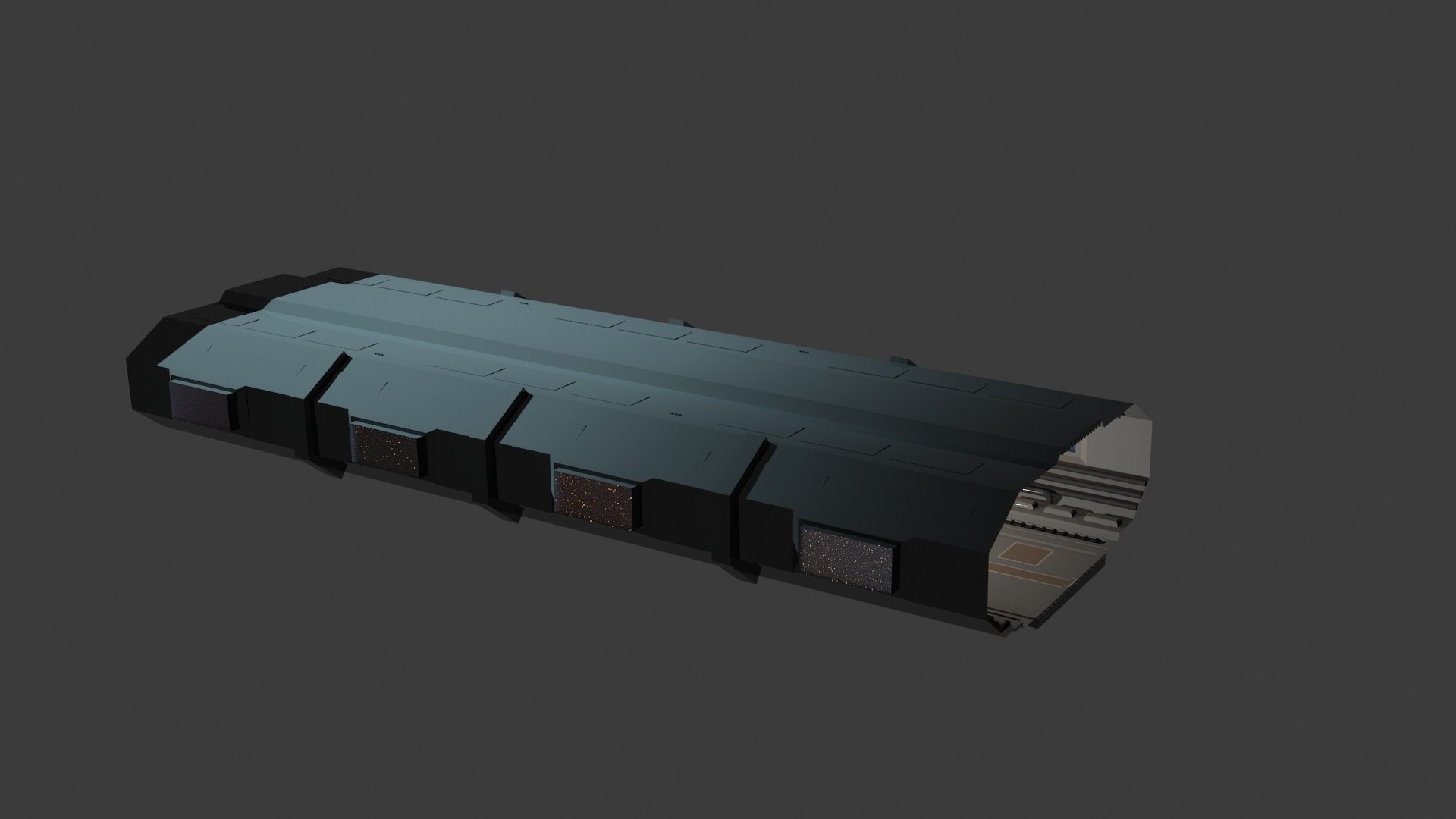 Sc-fi corridor 3D model - TurboSquid 1228169