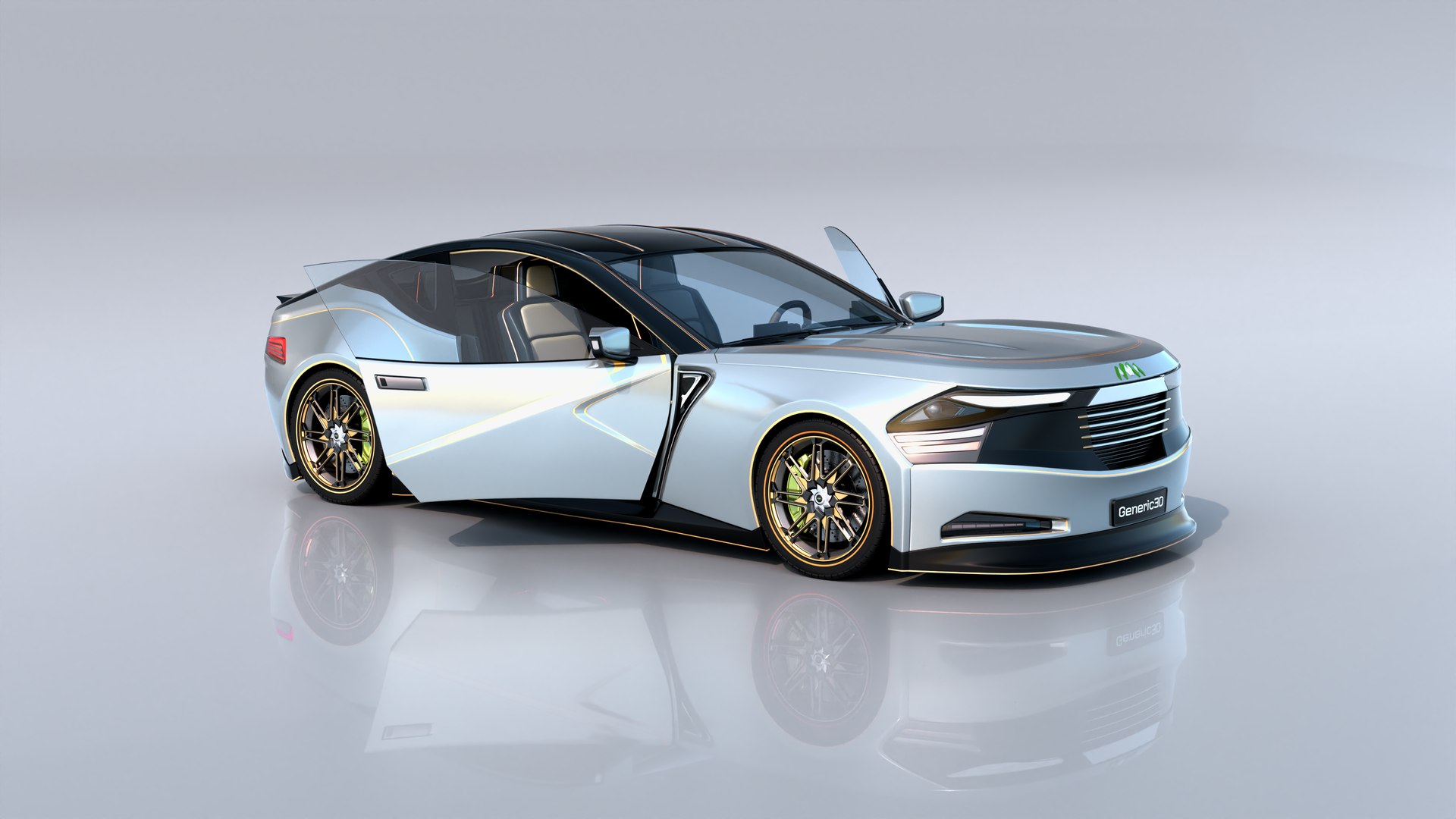 Generic Car Series - V1U2-G3D Model - TurboSquid 2186134