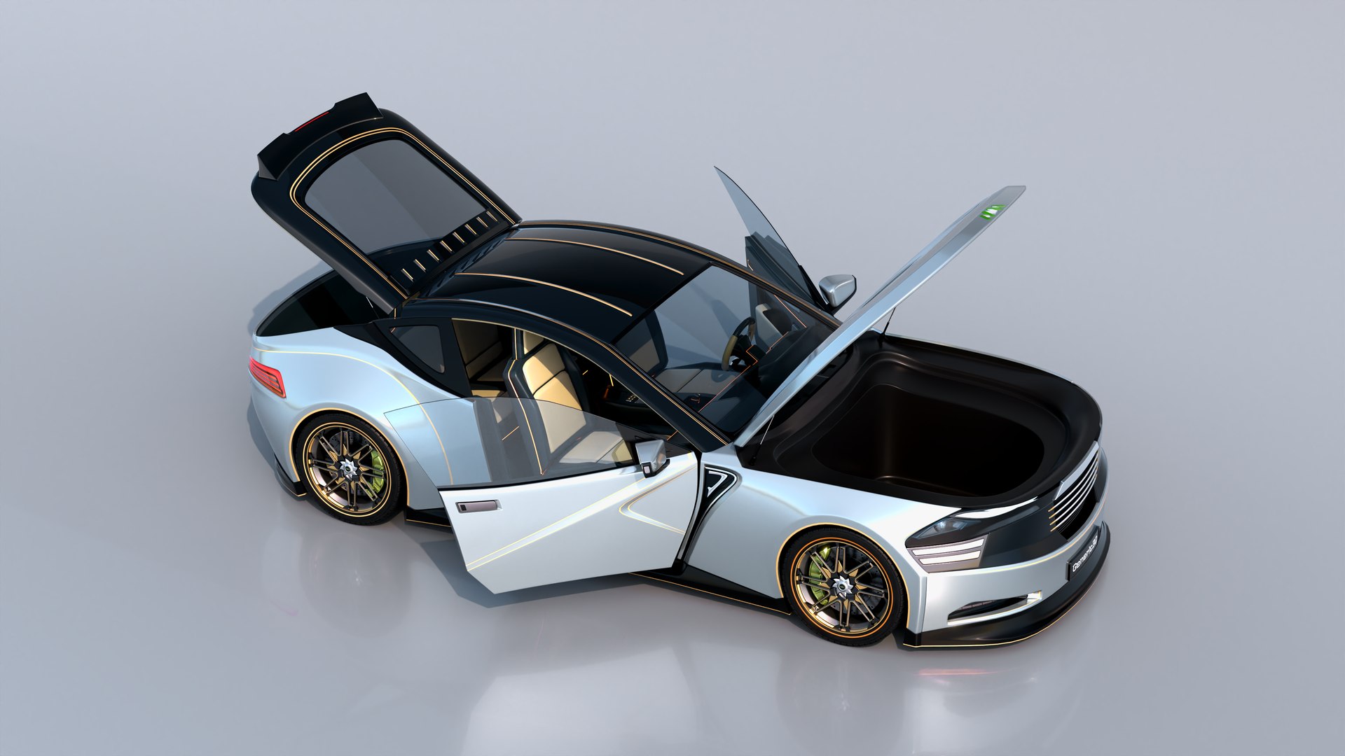 Generic Car Series - V1U2-G3D Model - TurboSquid 2186134