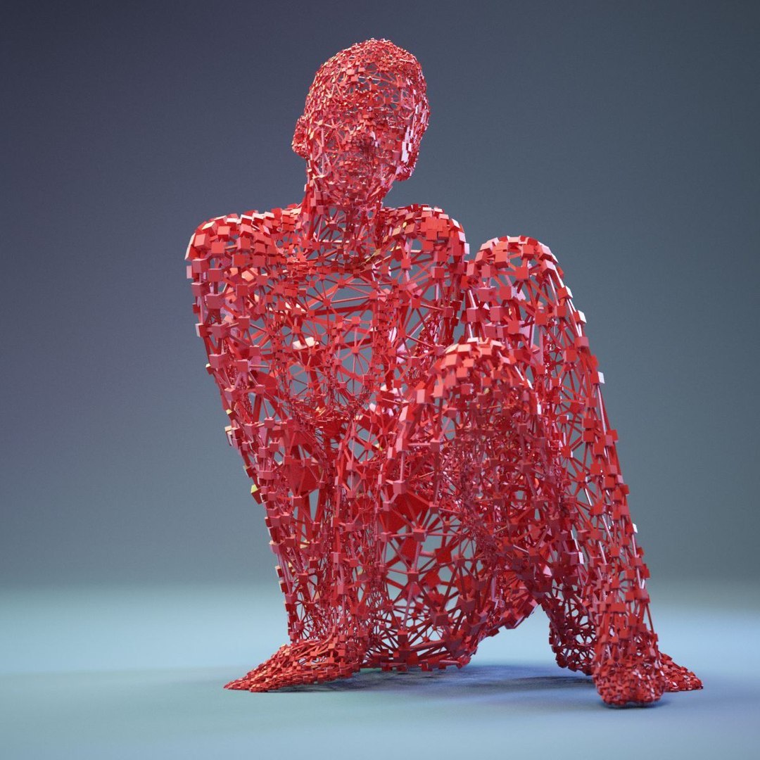 Abstract cubist 3D model - TurboSquid 1399548