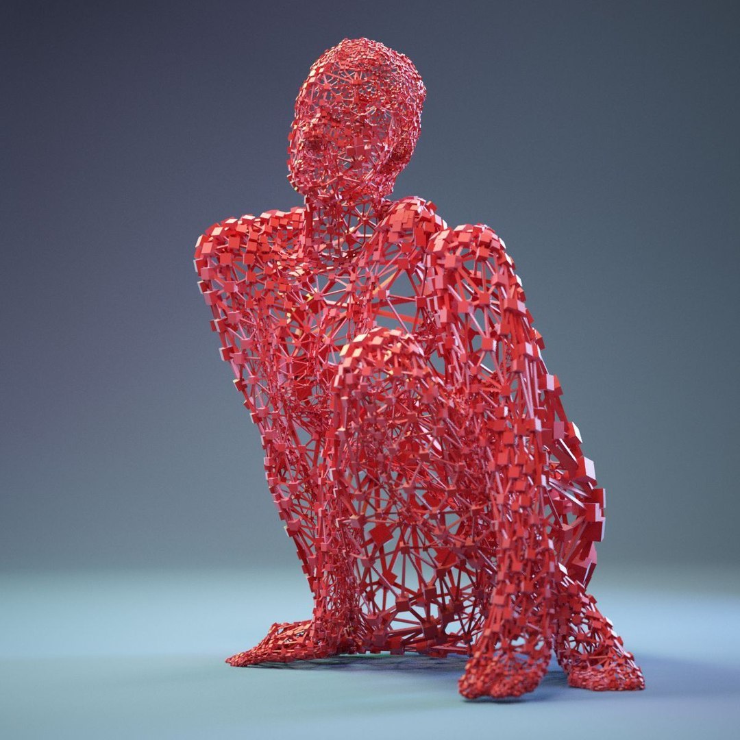 Abstract cubist 3D model - TurboSquid 1399548