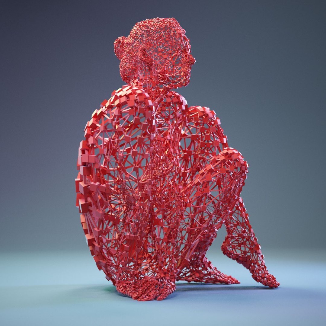 Abstract cubist 3D model - TurboSquid 1399548