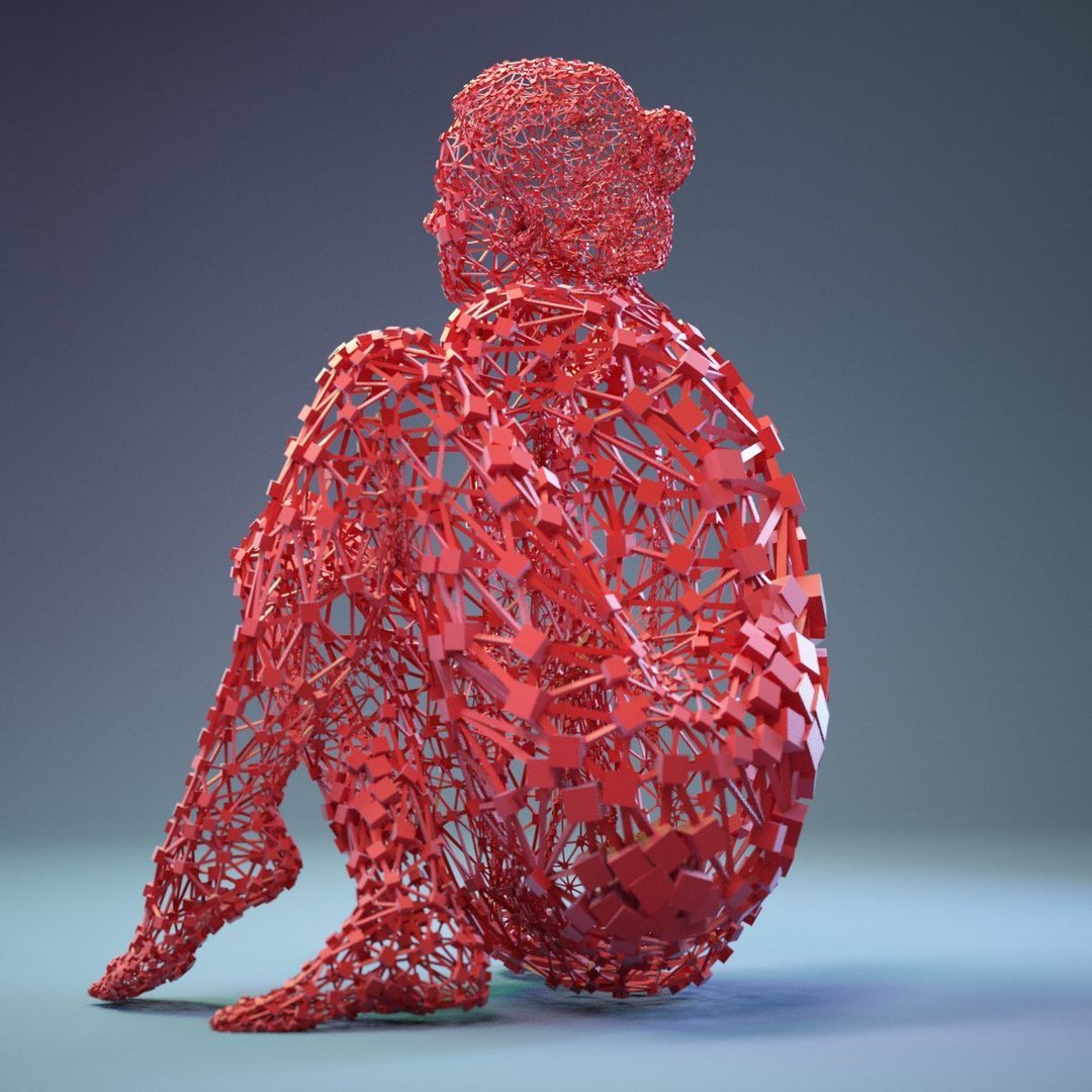 Abstract cubist 3D model - TurboSquid 1399548