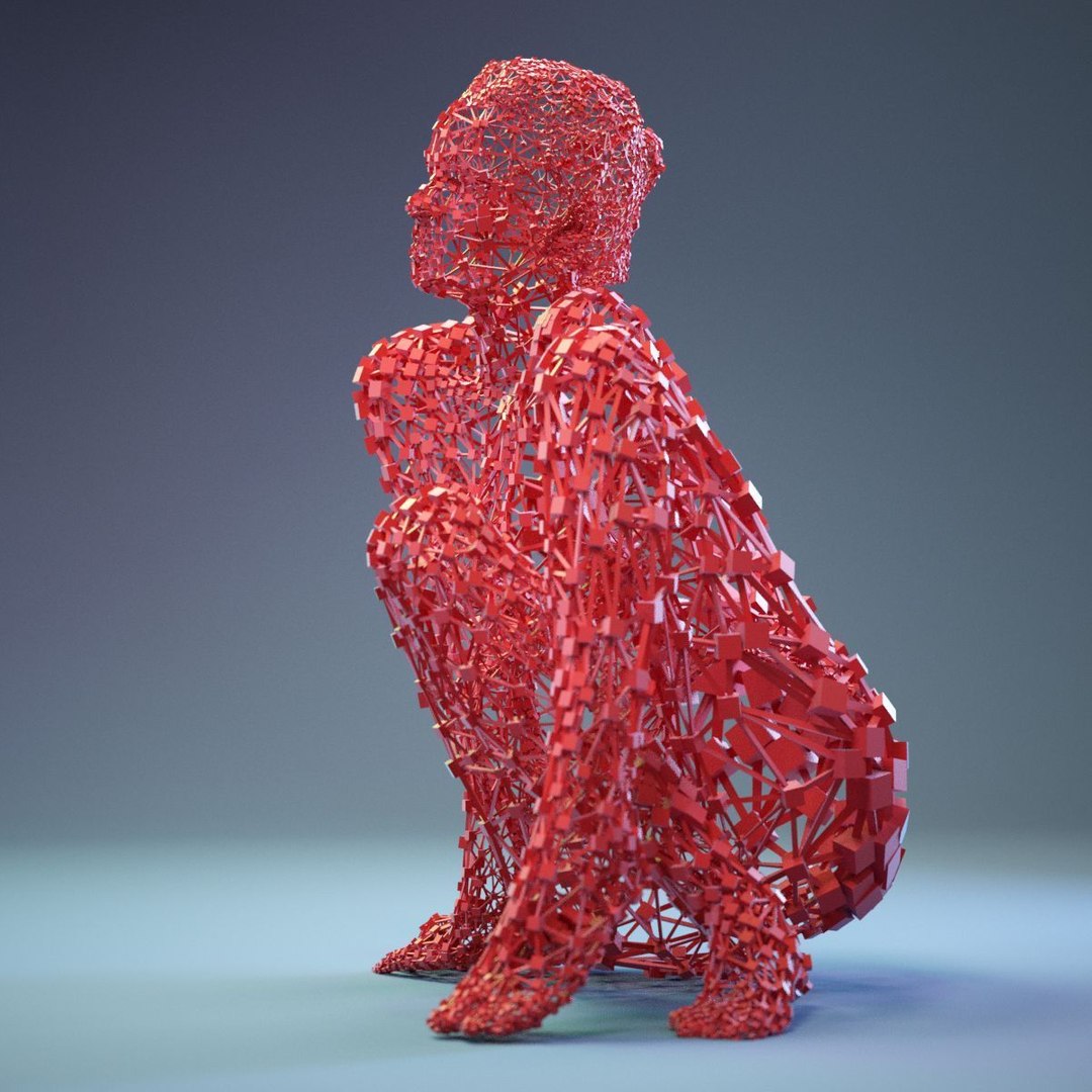 Abstract cubist 3D model - TurboSquid 1399548