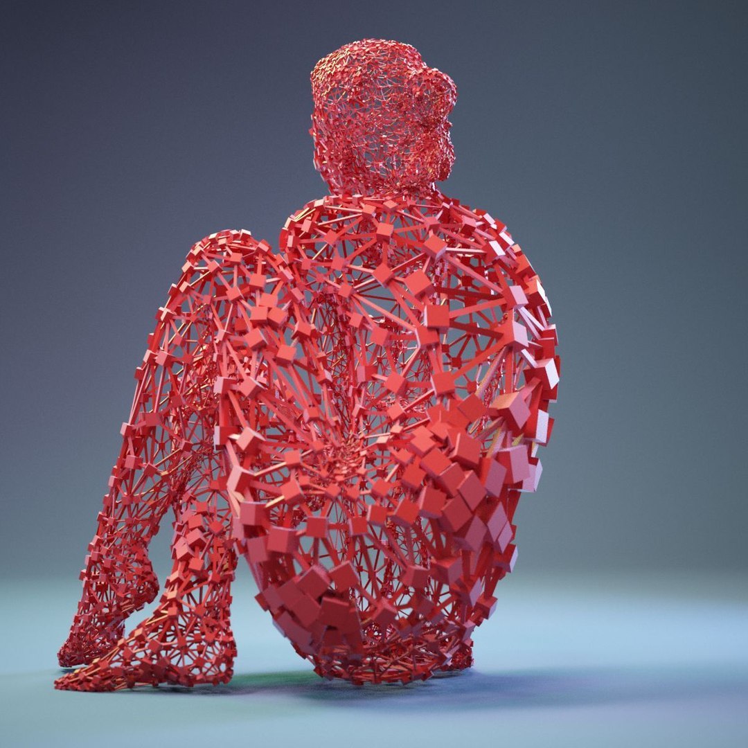 Abstract cubist 3D model - TurboSquid 1399548