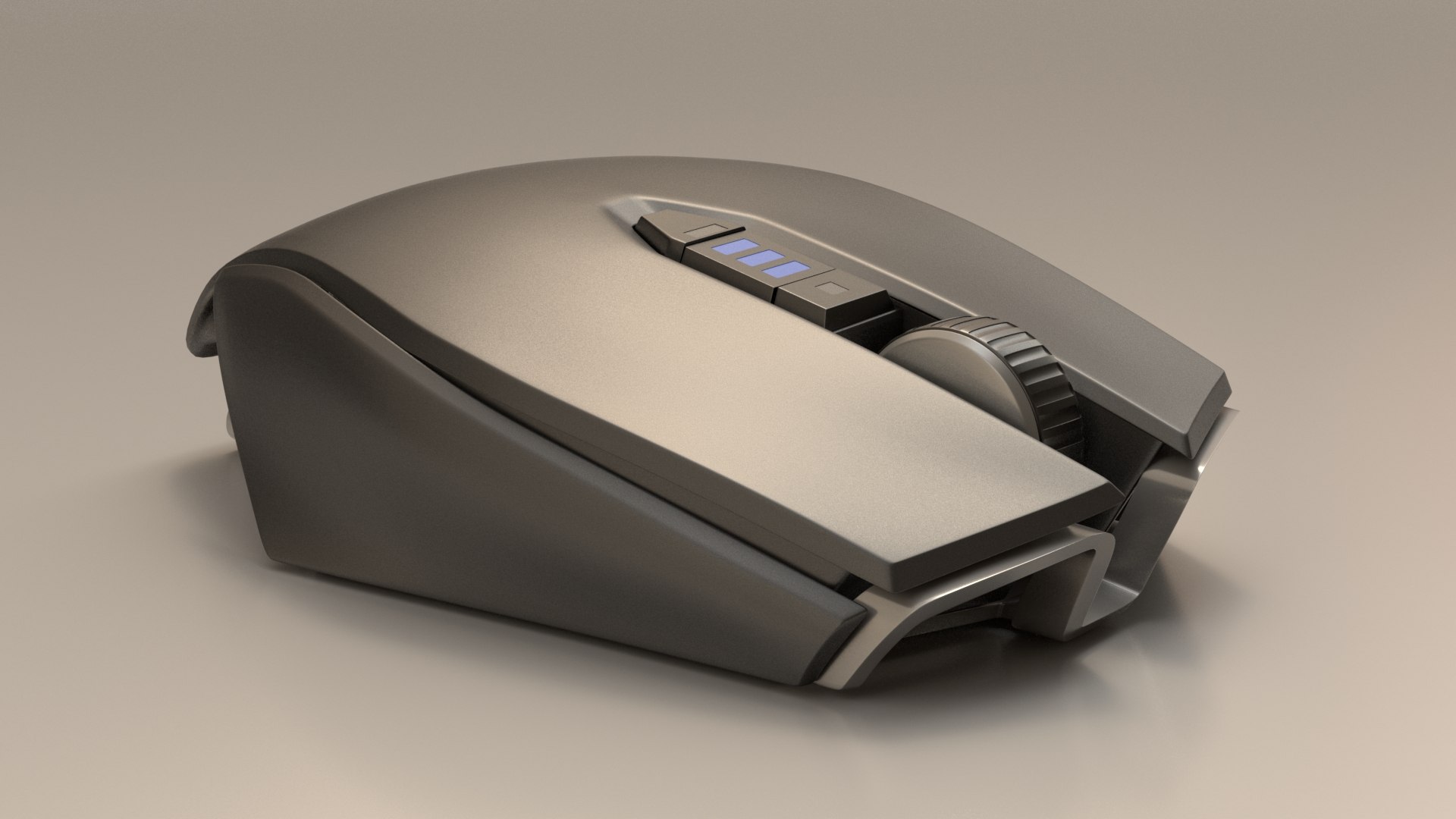 3d Corsair M65 Mouse