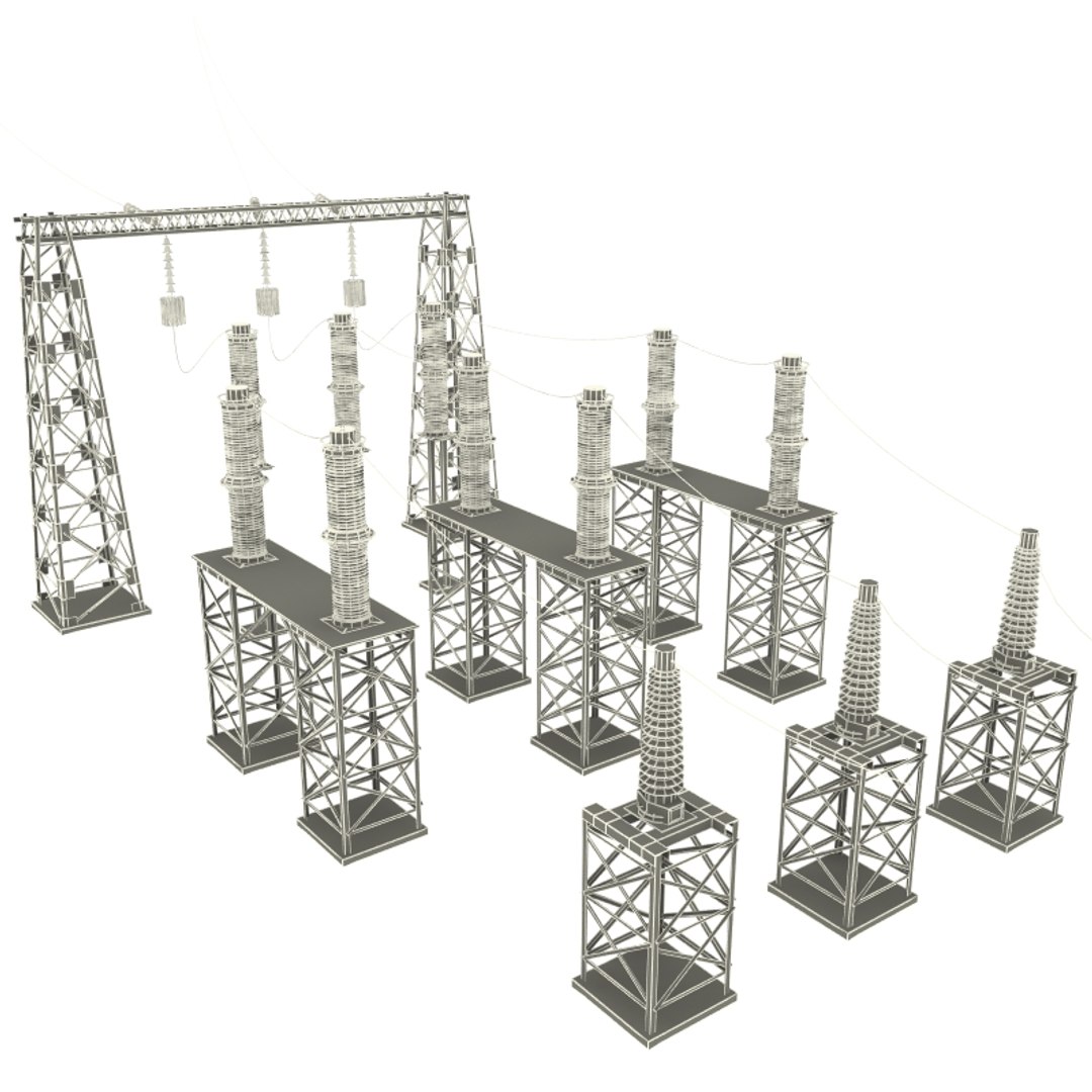 substation v3 3d model