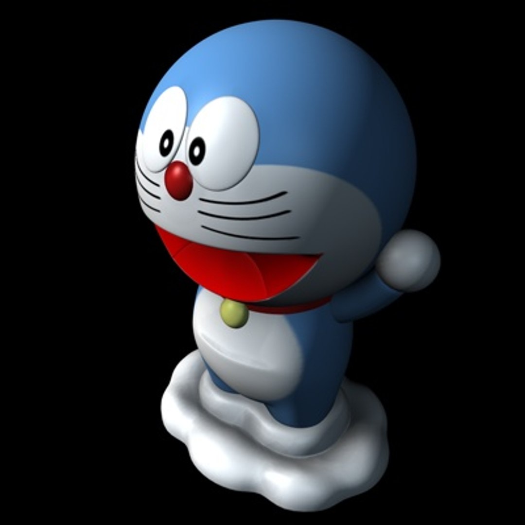 Cat Doraemon 3d Model