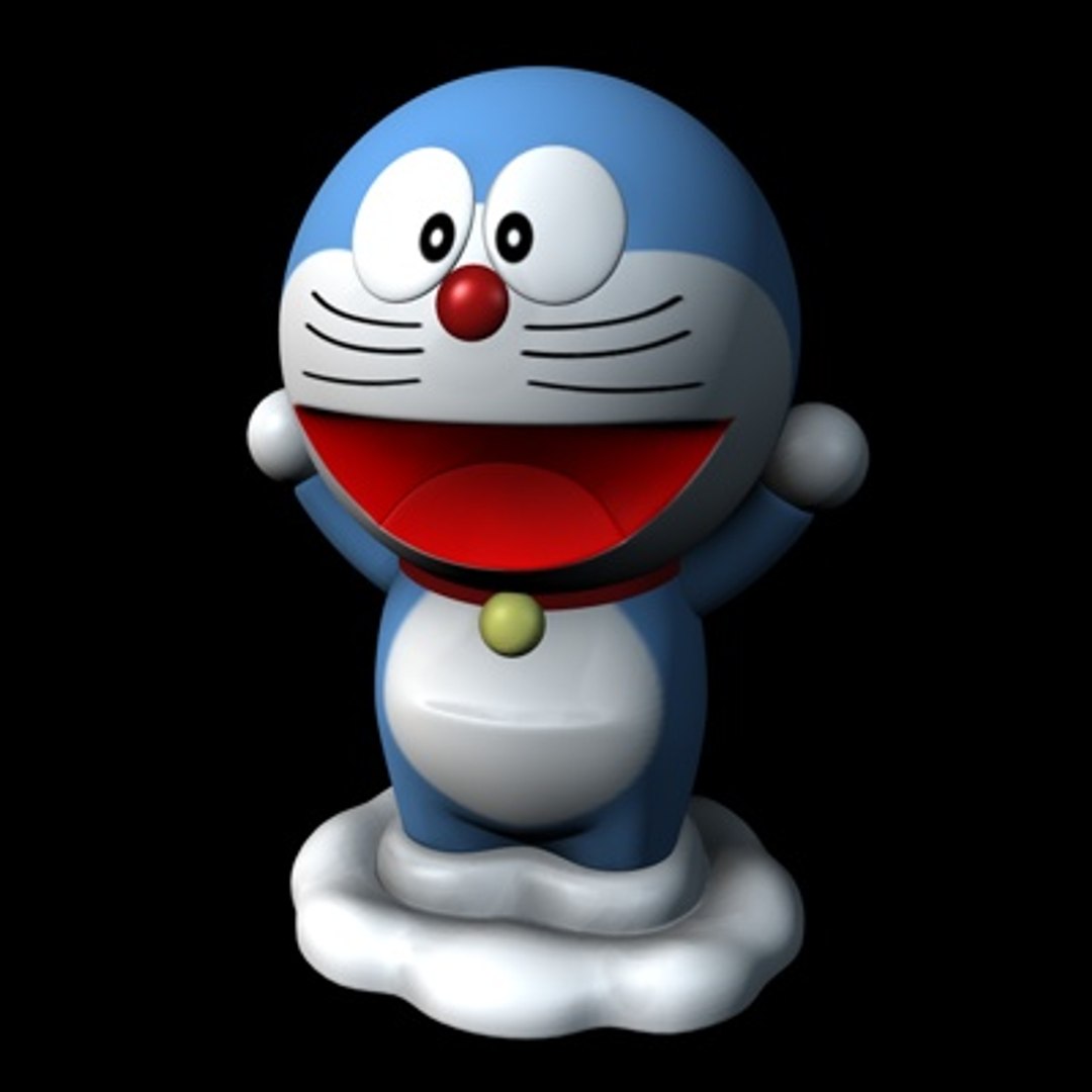 Cat Doraemon 3d Model