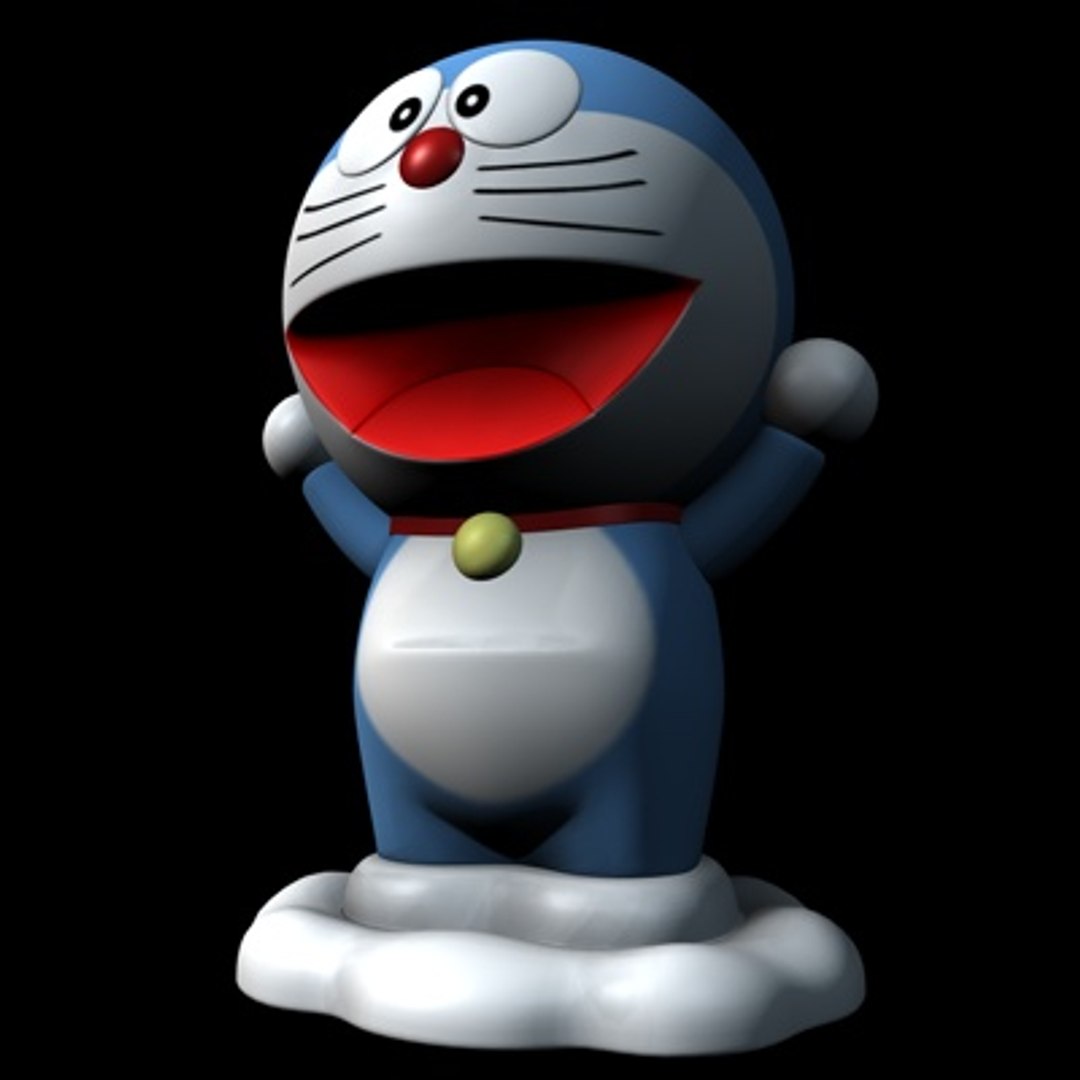 Cat Doraemon 3d Model