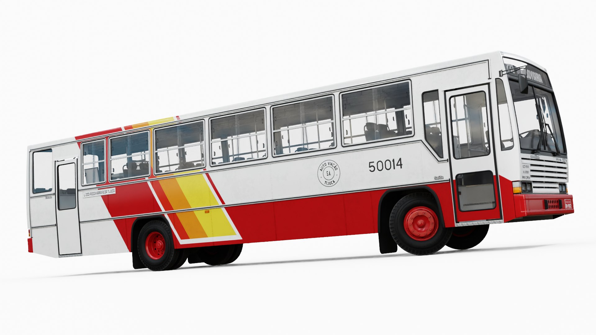 3D 1990 Caio Padron Vitoria Tijuquinha MB OF-1318 Model - TurboSquid ...