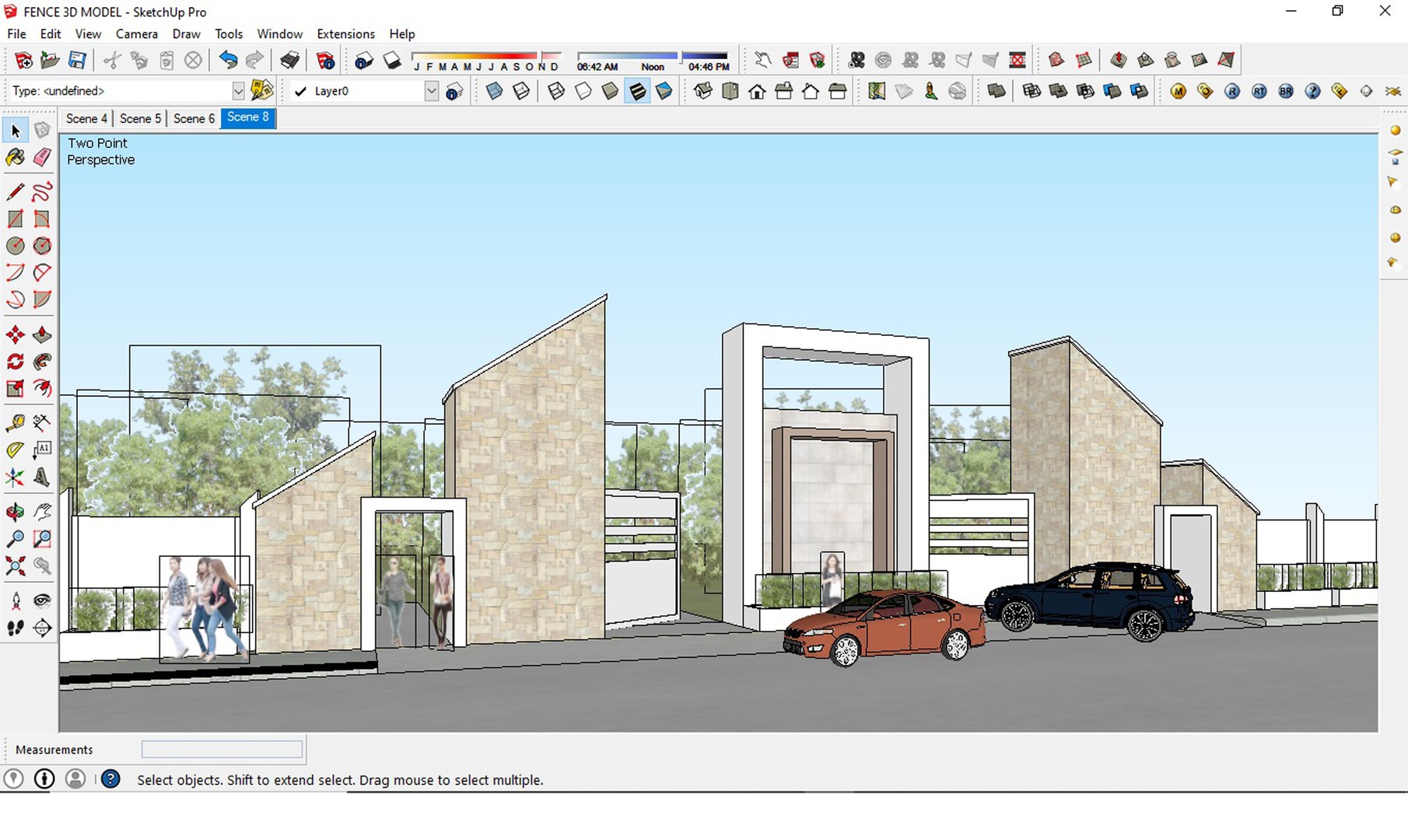 3D Gate Entrance Design - TurboSquid 2147920