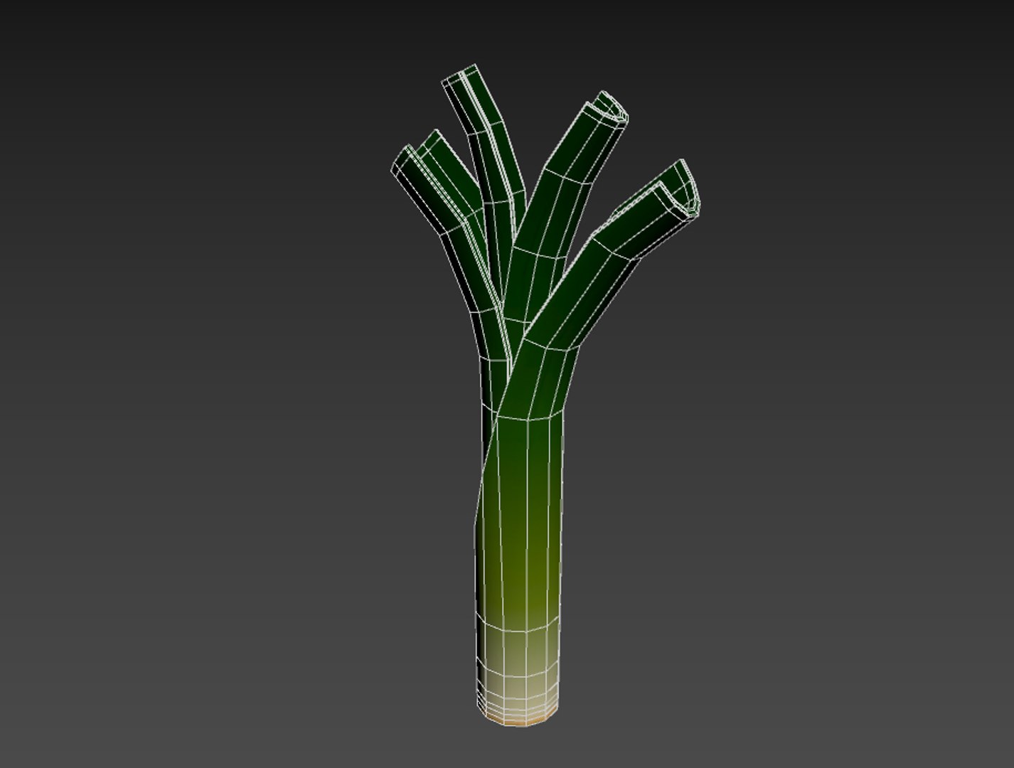Leek Cartoon Model - TurboSquid 1494512