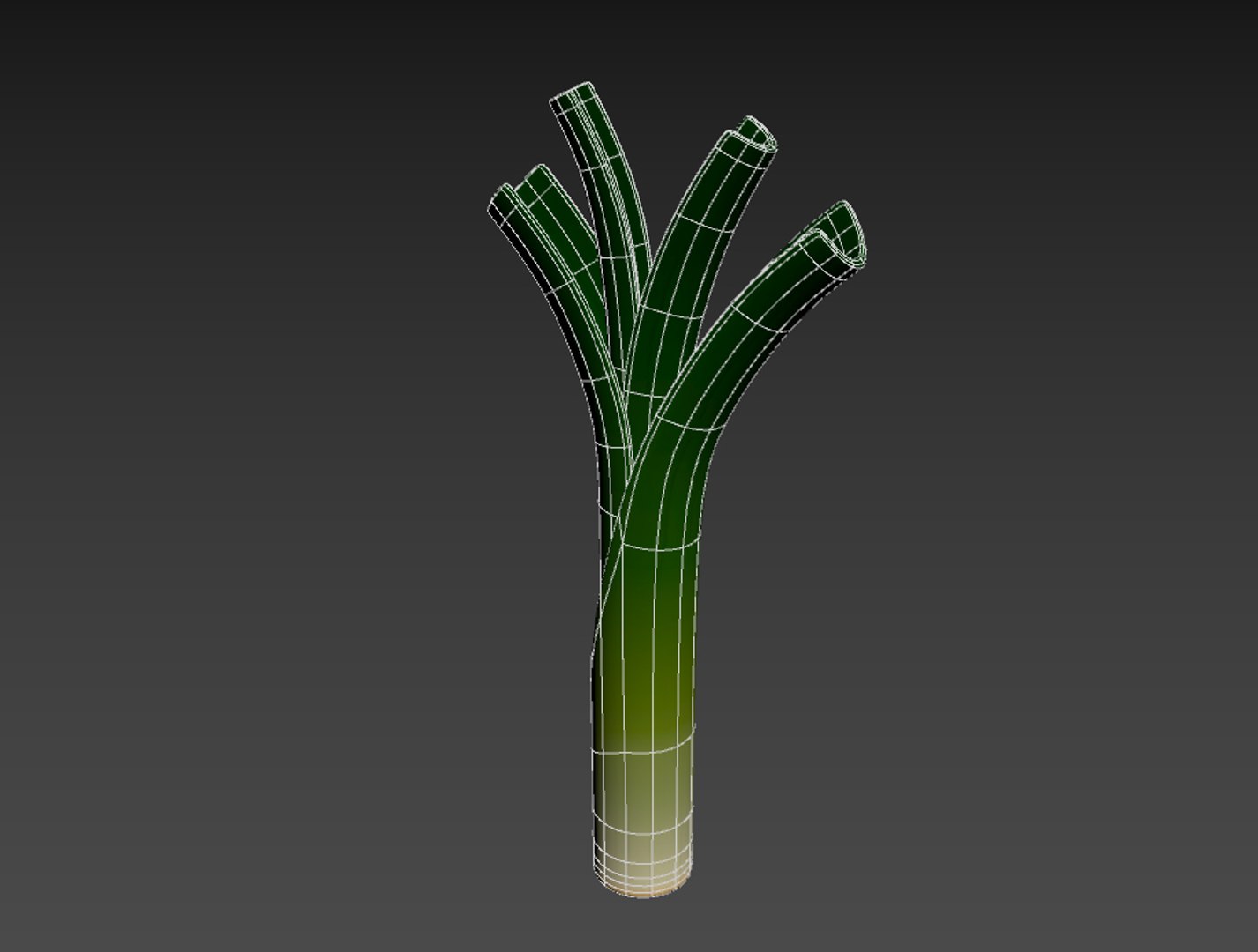 Leek Cartoon Model - TurboSquid 1494512
