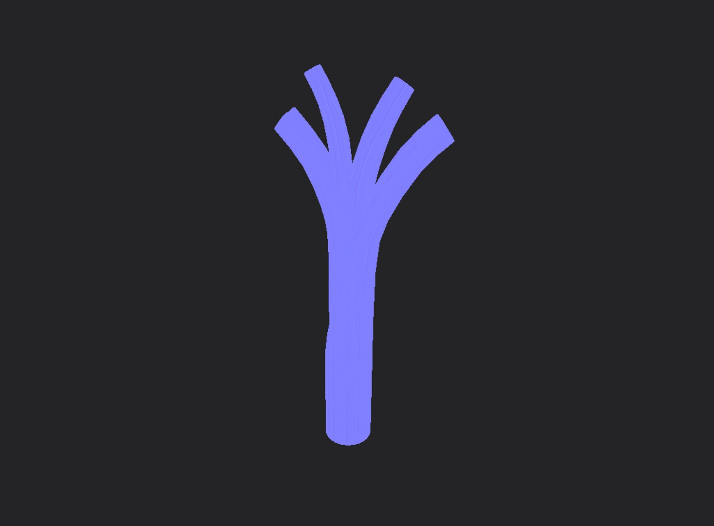 Leek Cartoon Model - TurboSquid 1494512