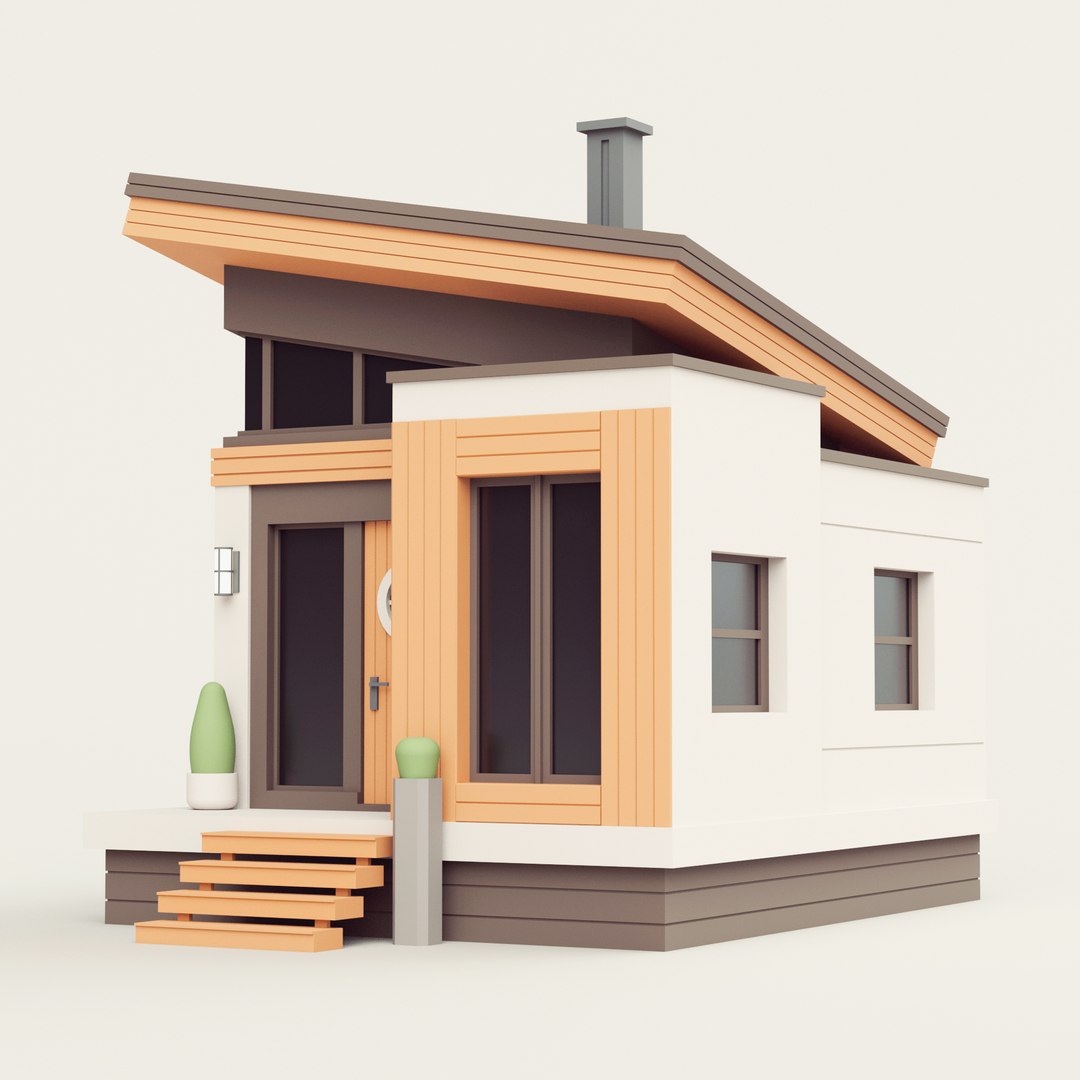 3D Minimal House 02 Model - TurboSquid 2254717