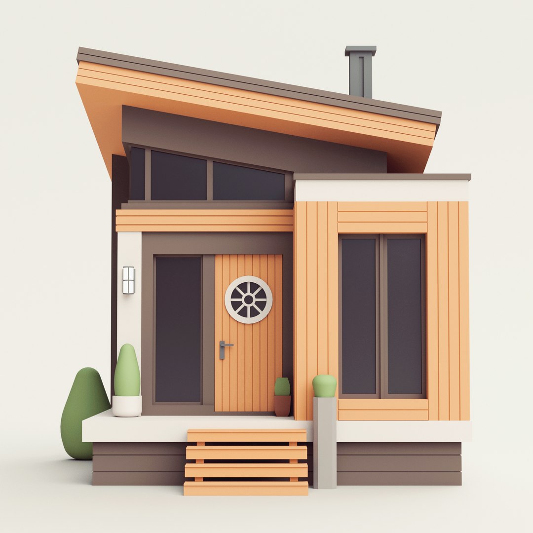 3D Minimal House 02 Model - TurboSquid 2254717