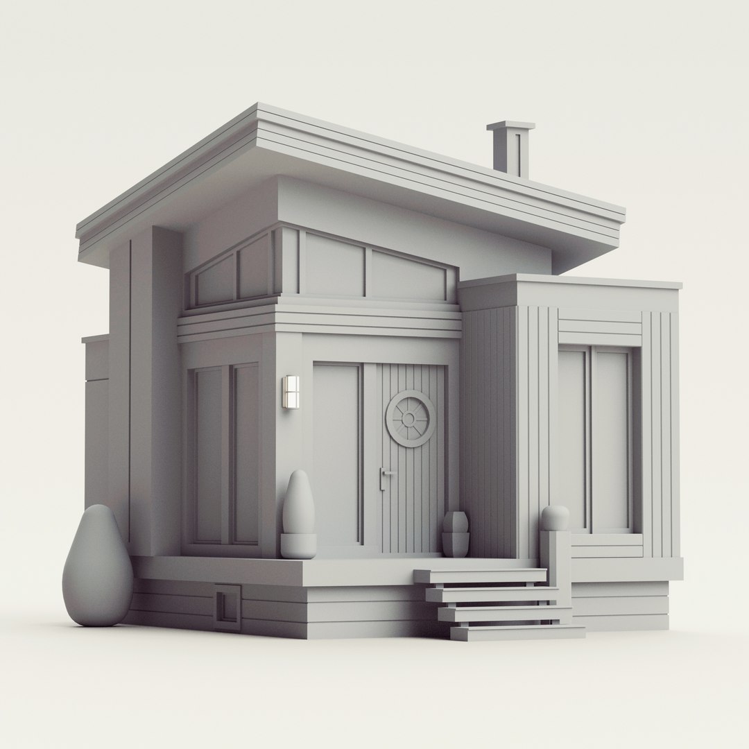 3D Minimal House 02 Model - TurboSquid 2254717