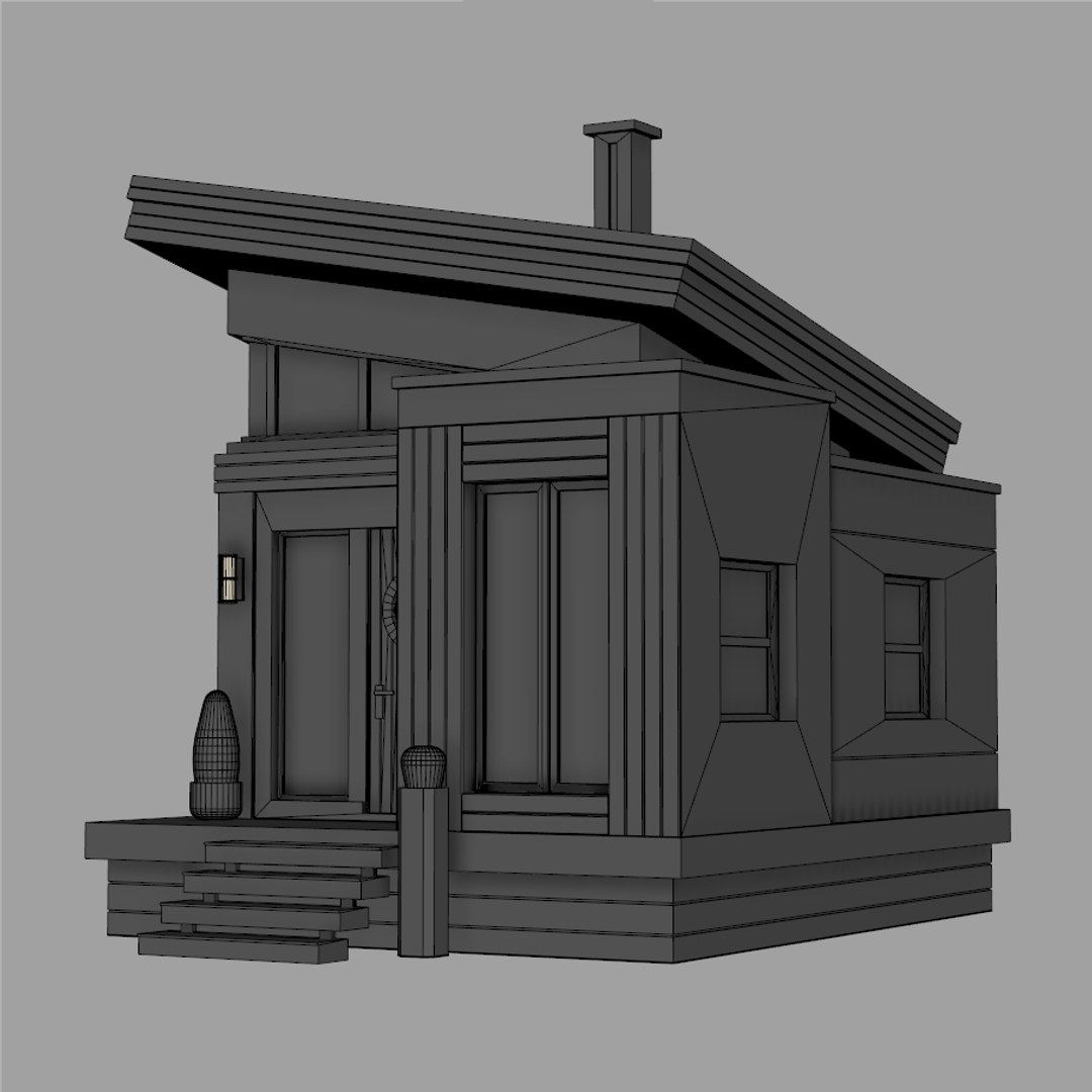 3D Minimal House 02 Model - TurboSquid 2254717
