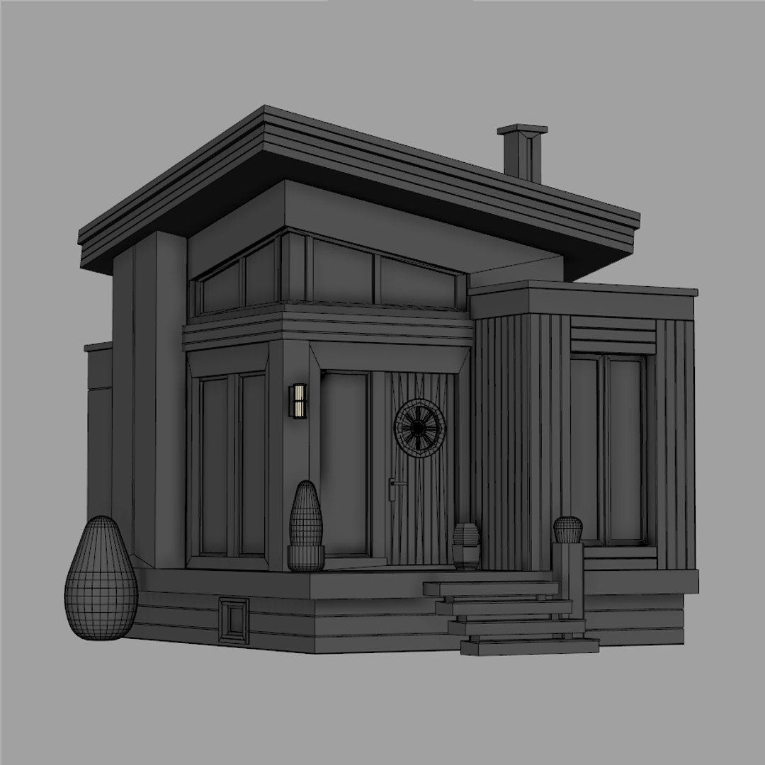 3D Minimal House 02 Model - TurboSquid 2254717
