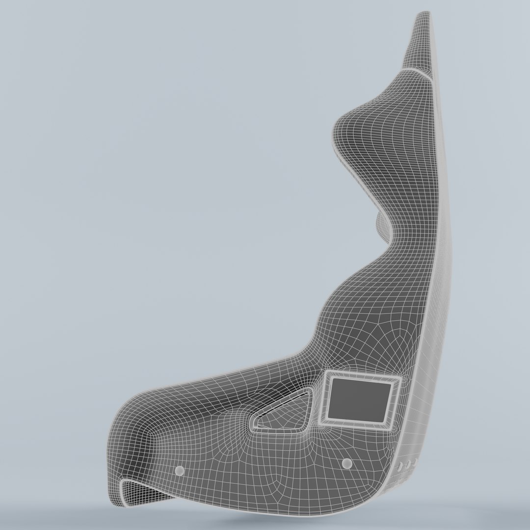 OMP TRS-E Racing Blue Seat 3D - TurboSquid 1794514