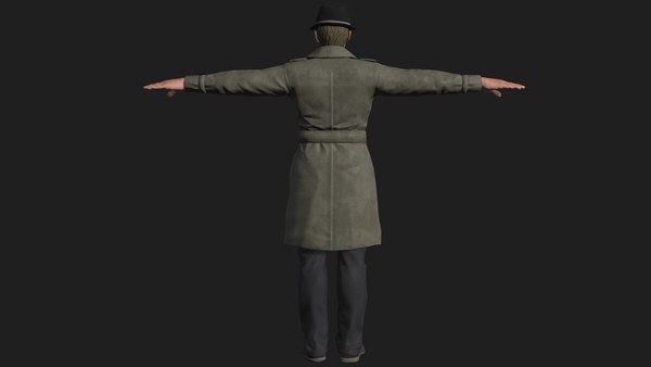 3D fashion detective model - TurboSquid 1663114