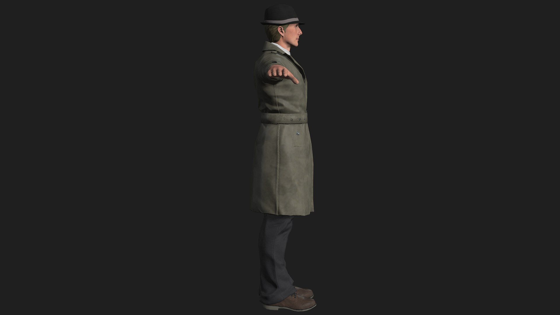 3D Fashion Detective Model - TurboSquid 1663114
