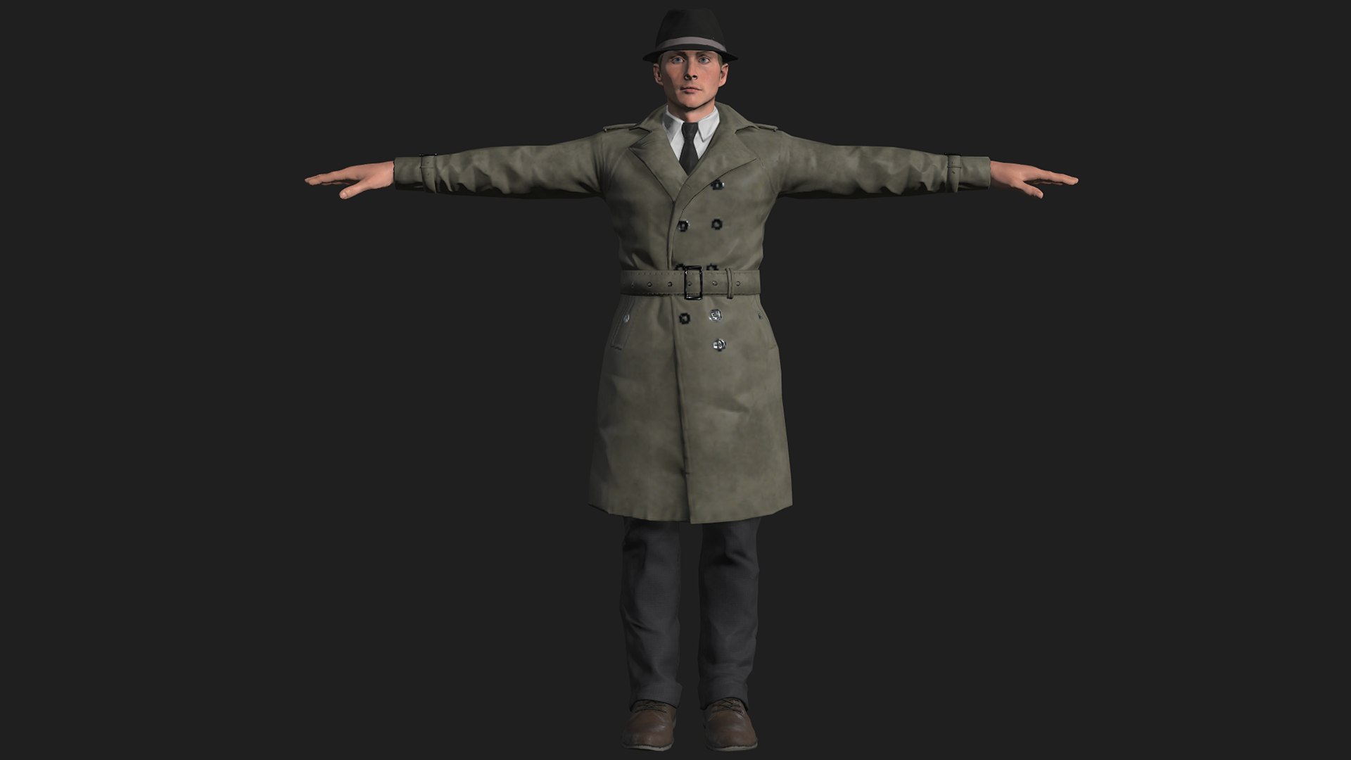 3D Fashion Detective Model - TurboSquid 1663114