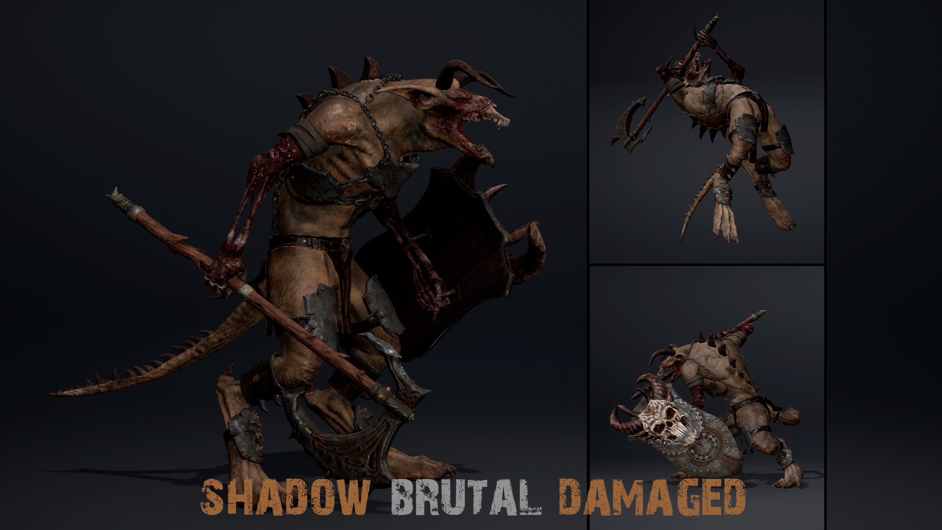 Shadow Brutal Damaged 3D - TurboSquid 2321142