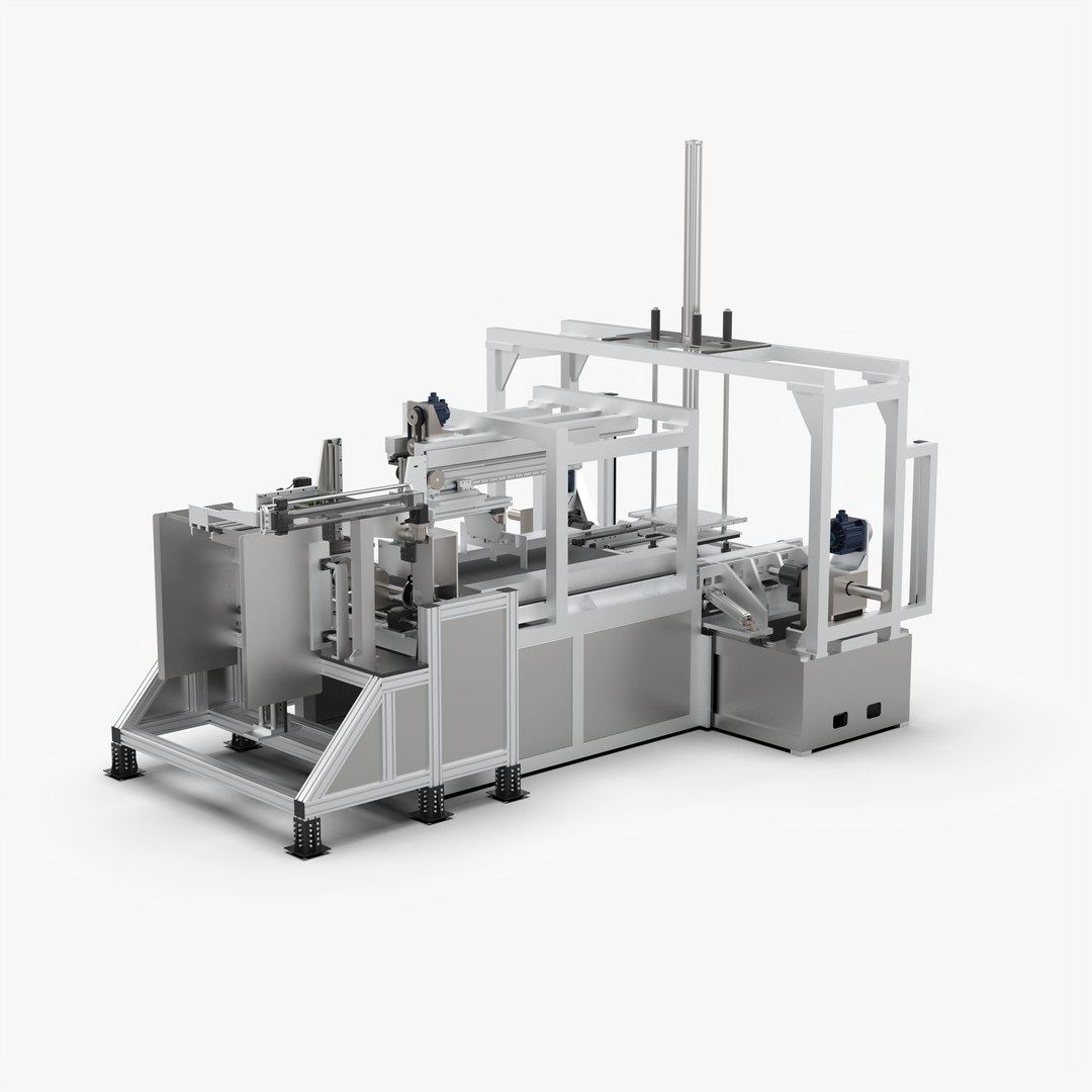 3D модель Automobile Radiator Assembly Machine - TurboSquid 2020616