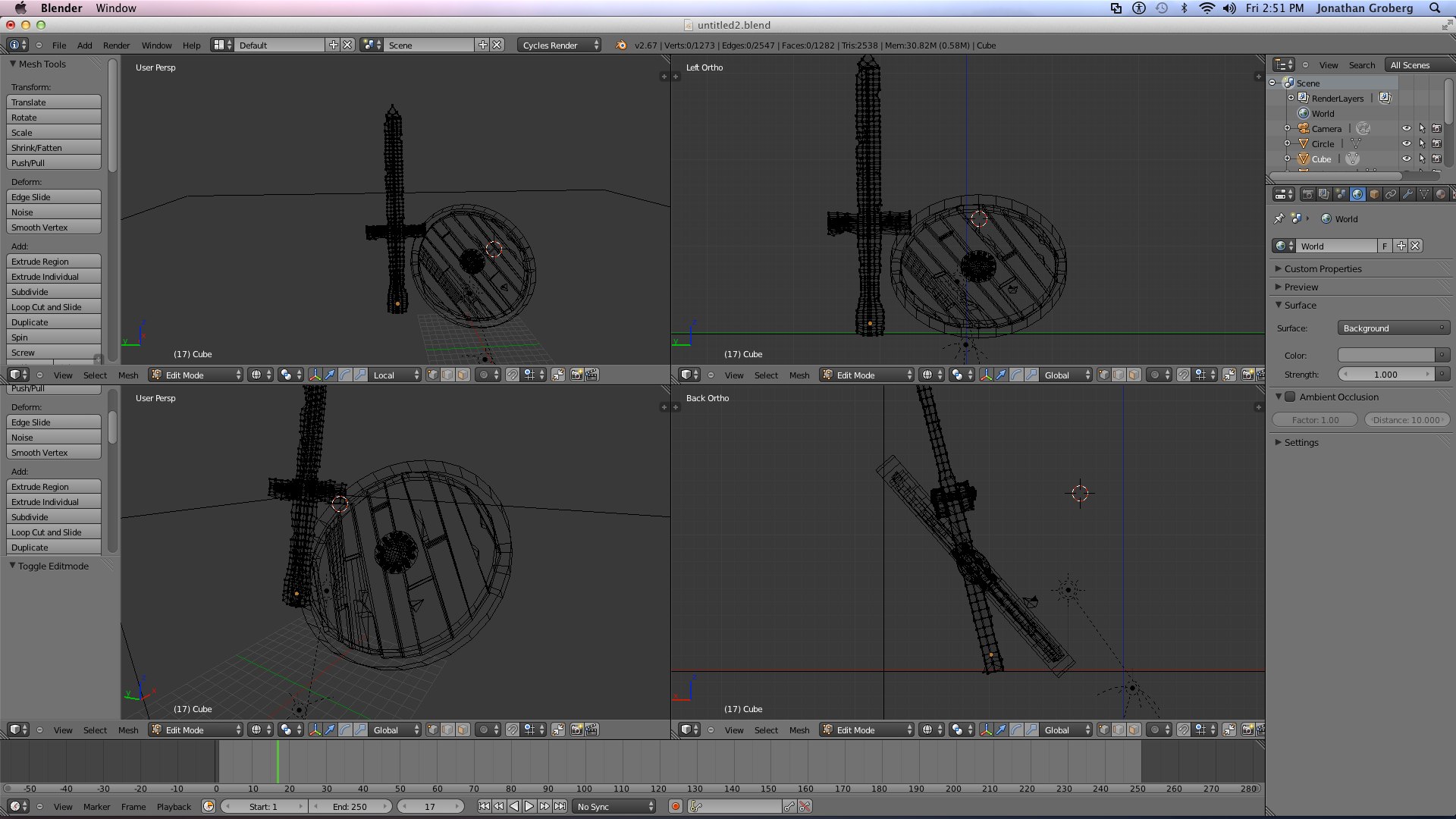 Maya Wood Sword
