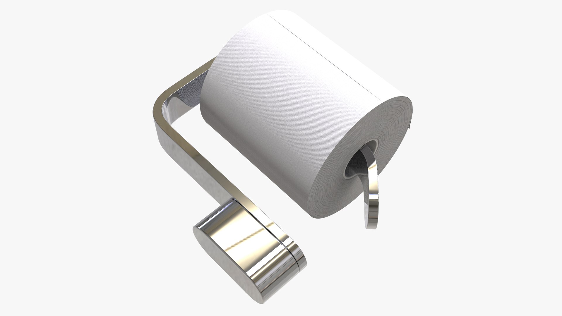 Toilet Paper Holder Hook 3D - TurboSquid 1490037