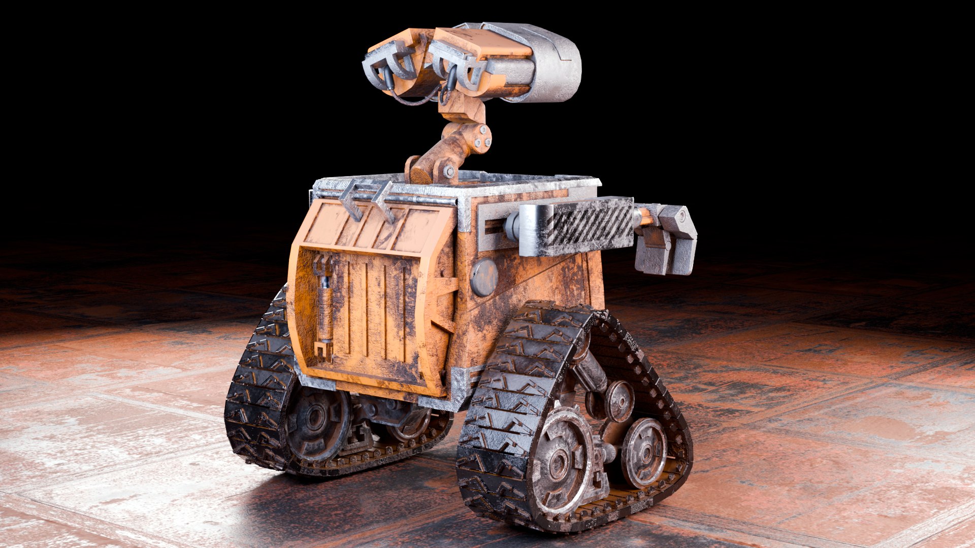 Robot Wall-e Low-poly 3D Model Model - TurboSquid 2208910