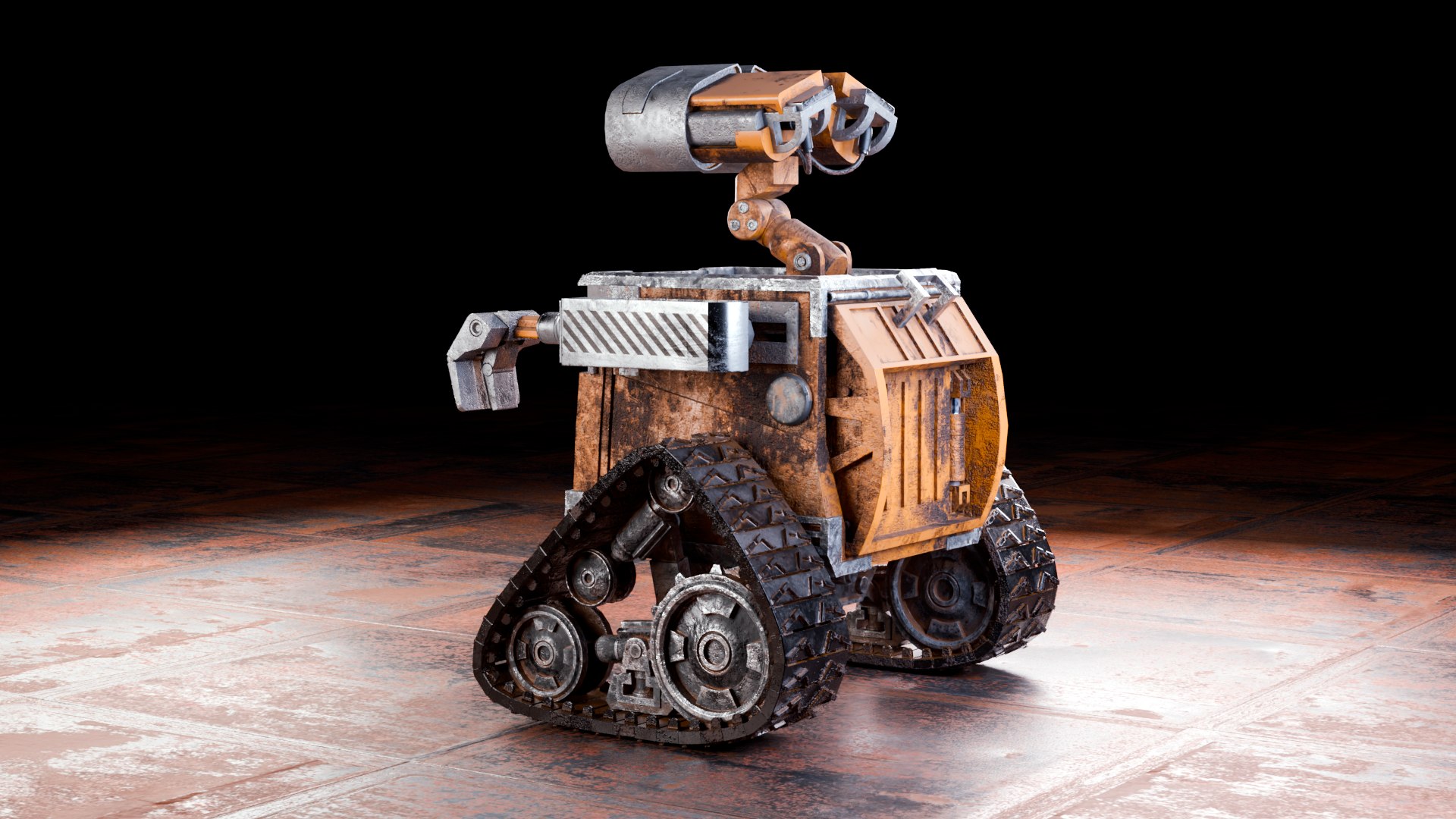 Robot Wall-e Low-poly 3D Model Model - TurboSquid 2208910