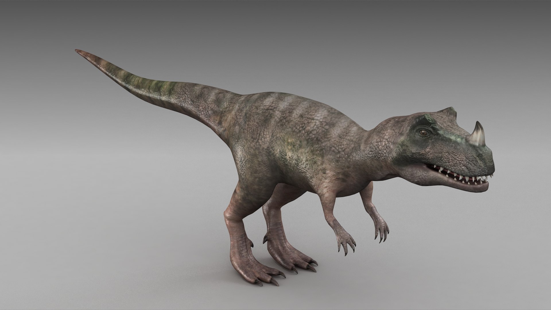 Ceratosaurus Beast Dragon Jurassic Dinosaurs Poseable Wild 3D Model ...