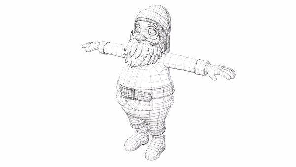 modelo 3d Modelo 3d de Papá Noel - TurboSquid 2147565