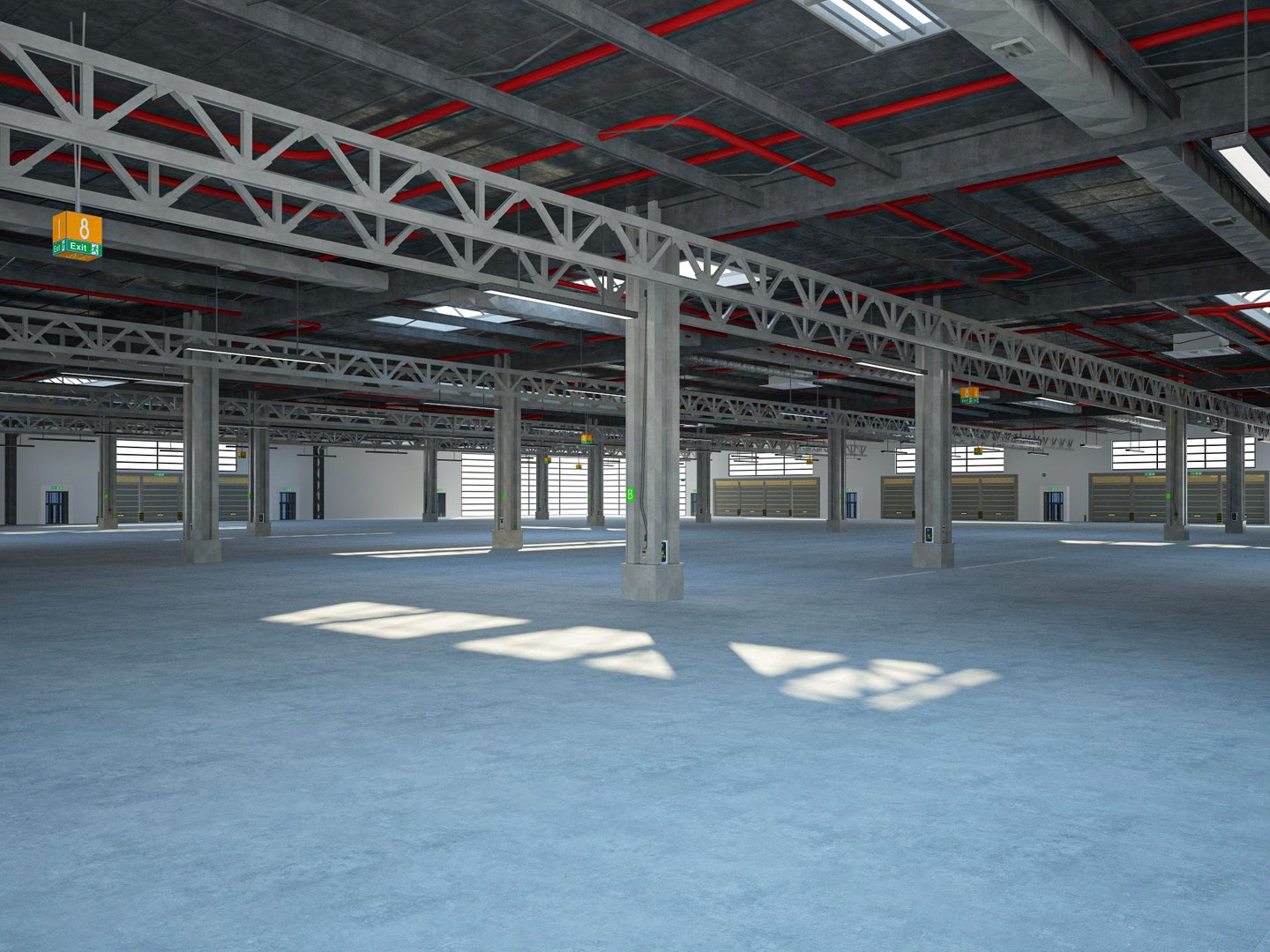 Exhibition Hall 3d Model 3D model - TurboSquid 2074193