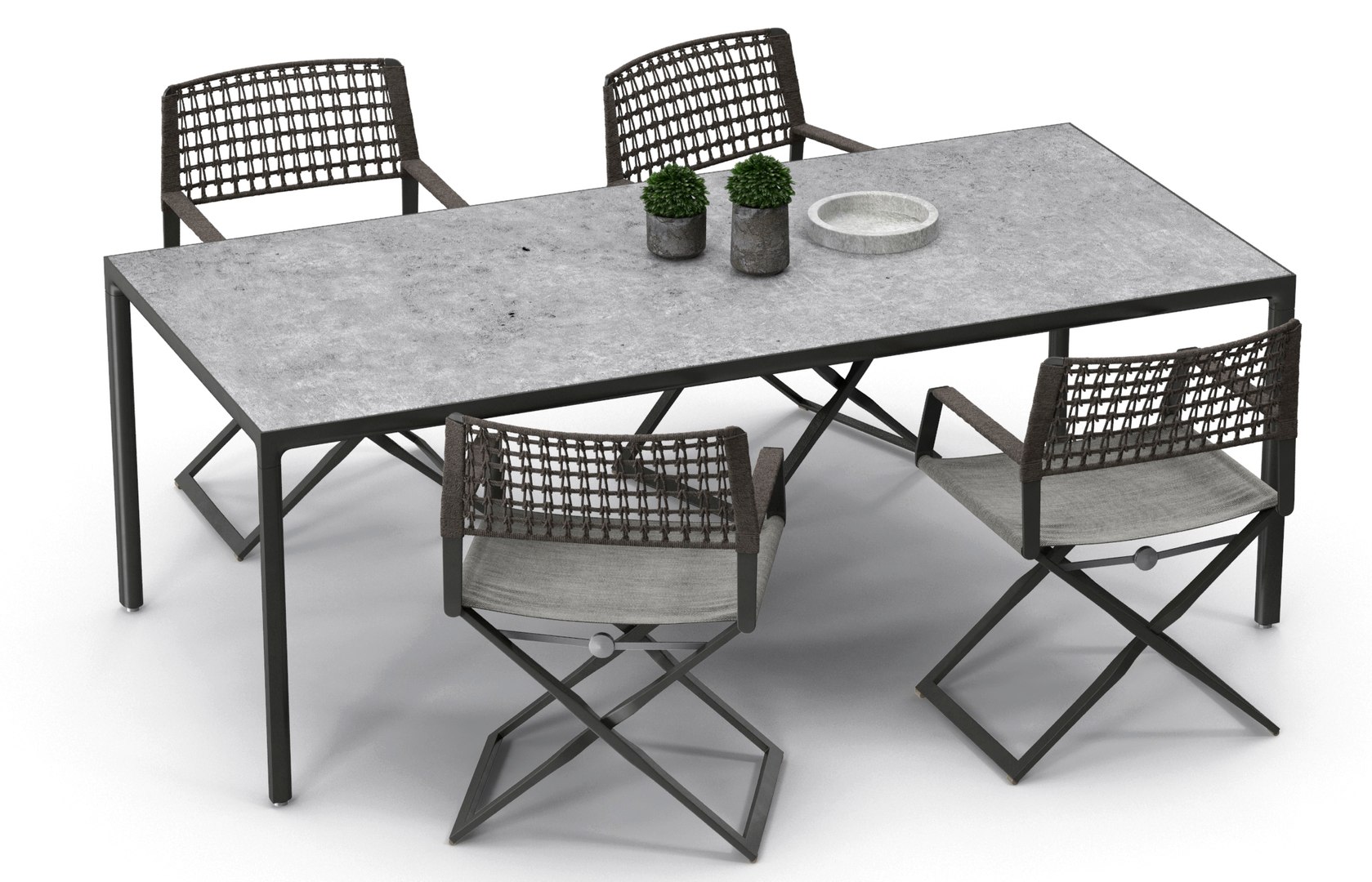 3D regista chair set model - TurboSquid 1253737