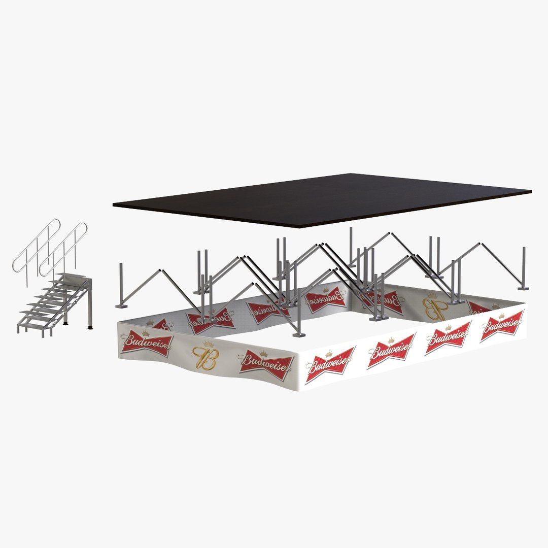 3D Adjustable Stage Structure Scene - TurboSquid 1258295