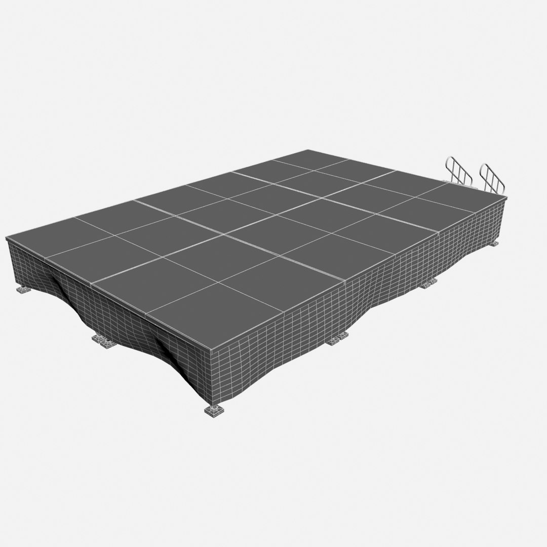 3D Adjustable Stage Structure Scene - TurboSquid 1258295