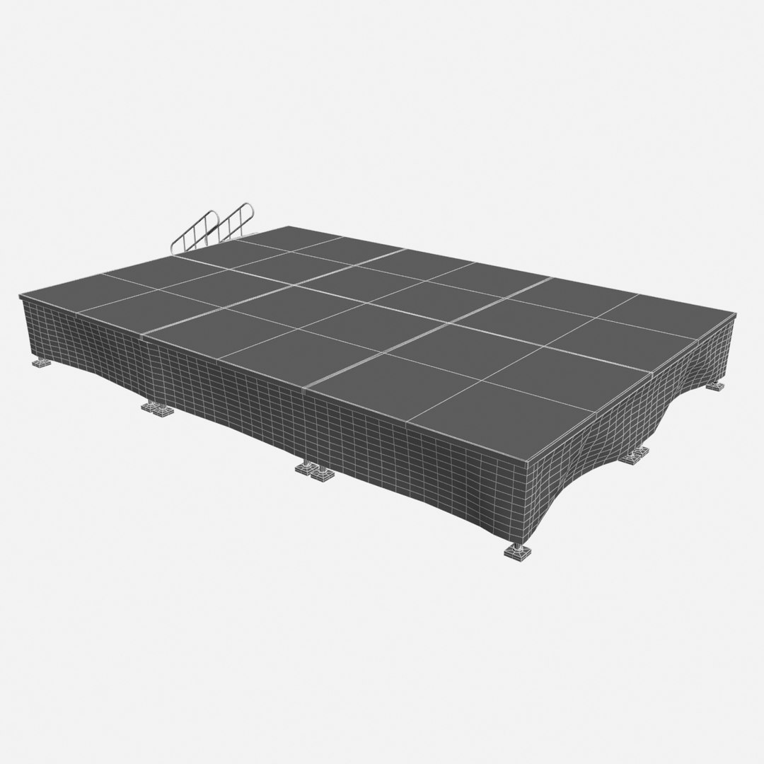3D Adjustable Stage Structure Scene - TurboSquid 1258295